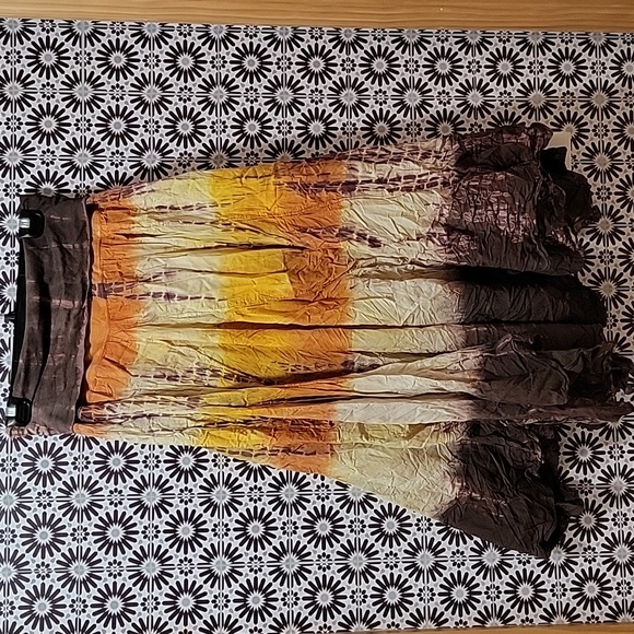 Baba | Skirts | Med Baba Boho Maxi Skirt | Poshmark